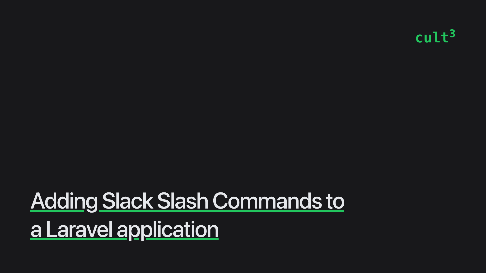 Adding Slack Slash Commands To A Laravel Application Culttt 6706
