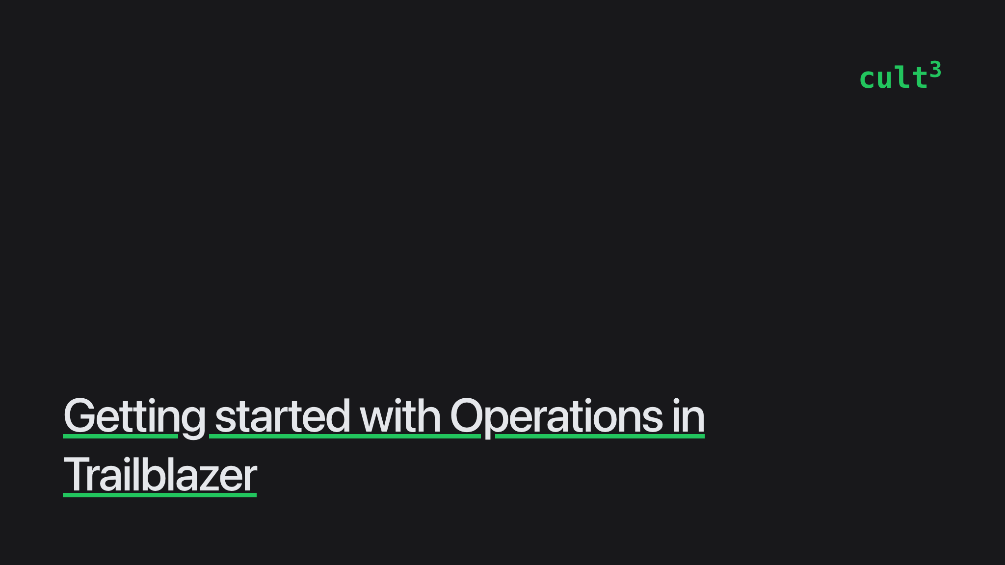 Getting started with Operations in Trailblazer | Culttt