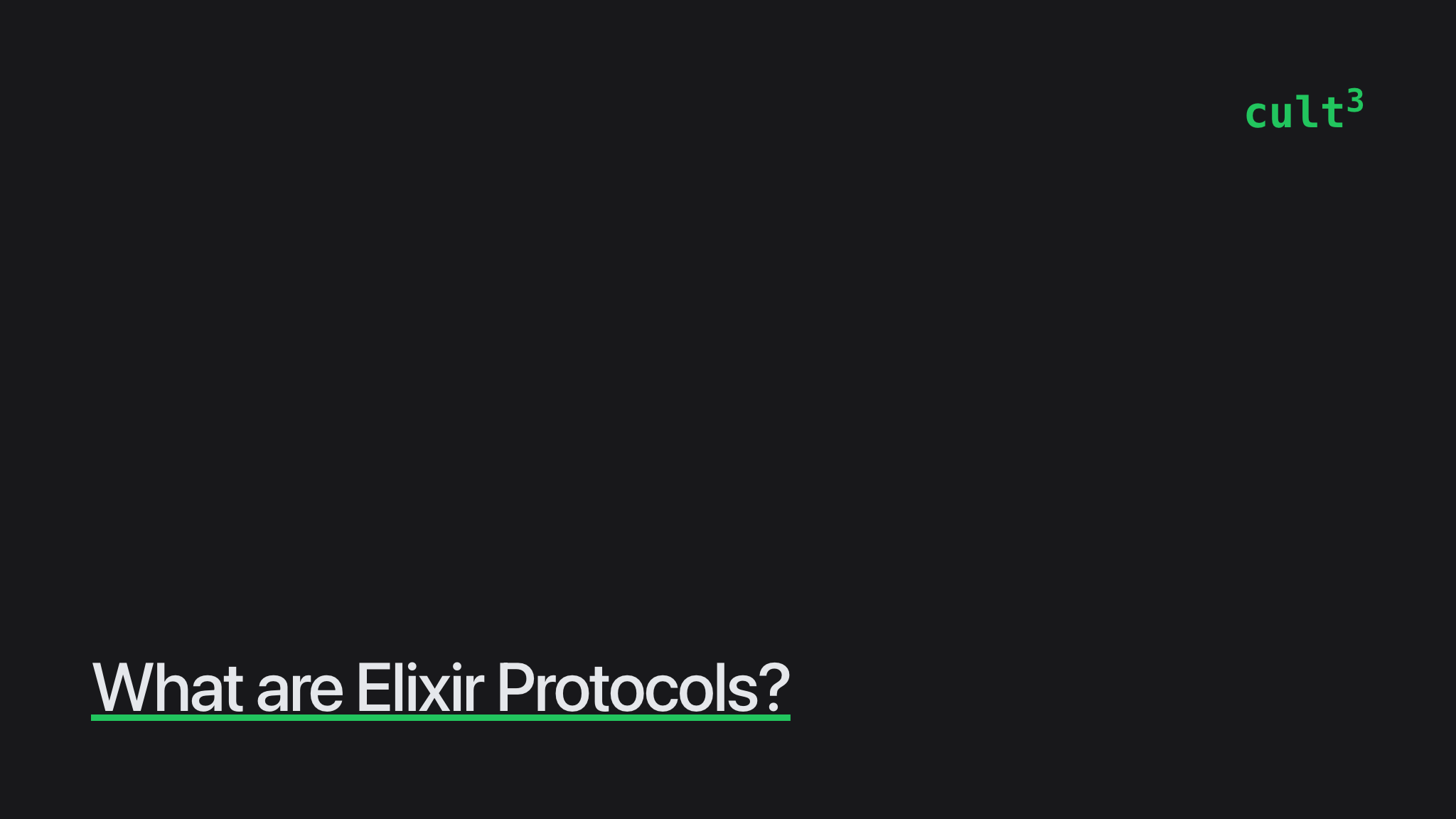 What are Elixir Protocols? | Culttt What are Elixir Protocols? | Culttt