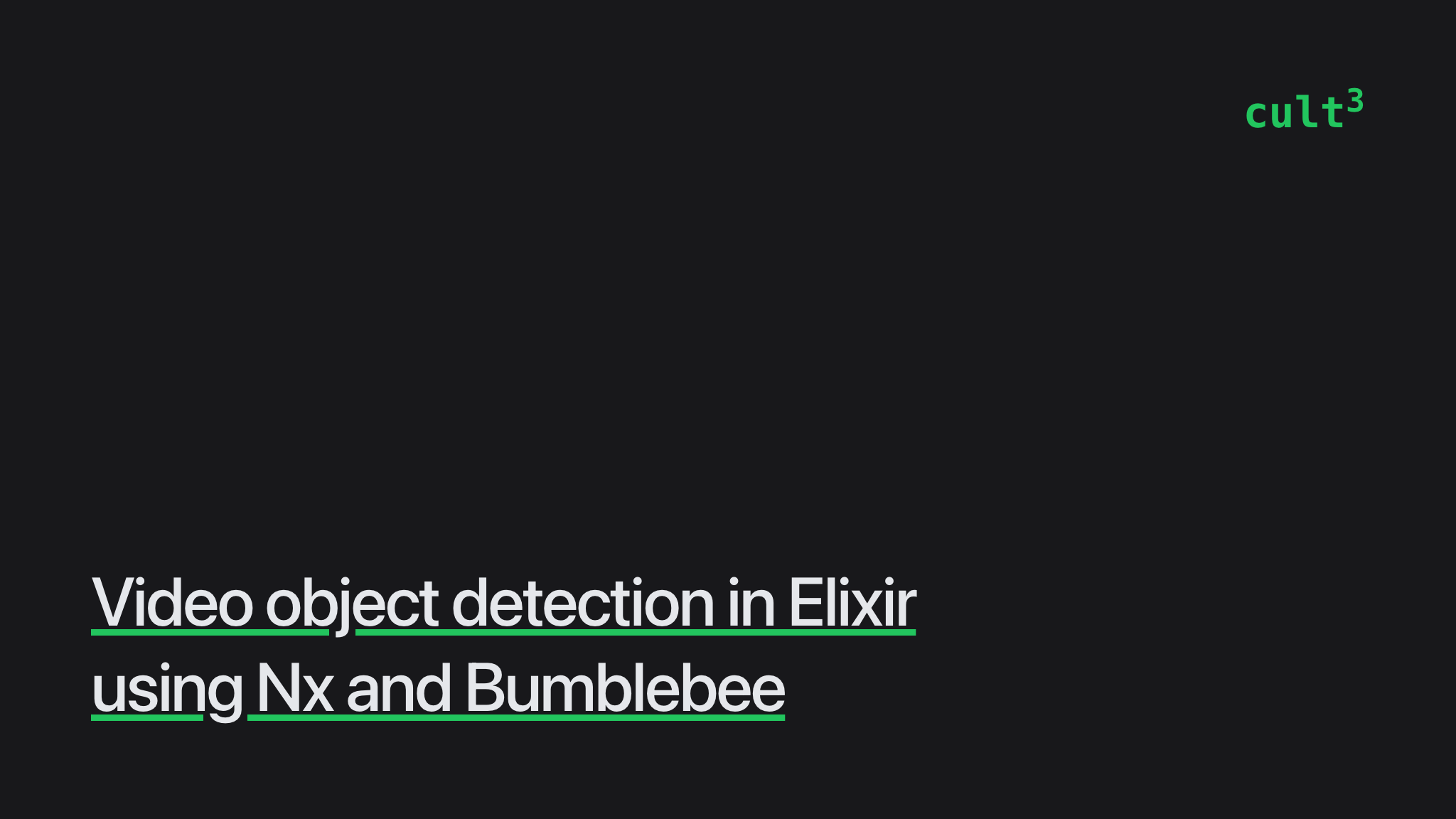 Video Object Detection In Elixir Using Nx And Bumblebee Culttt